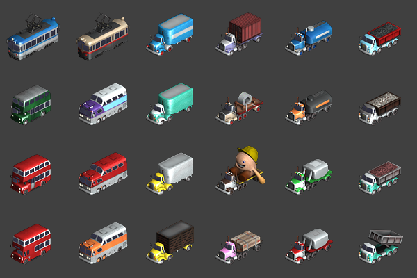 Pineapple (32bpp) graphics development! - Transport Tycoon Forums